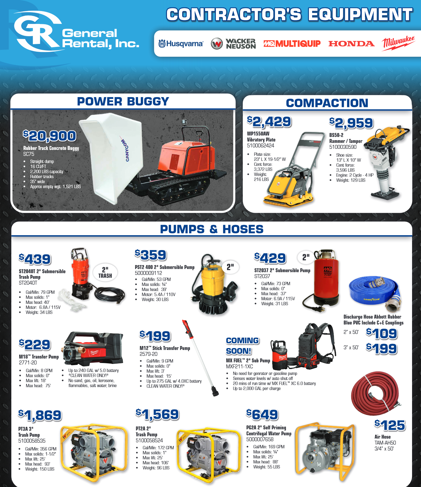 Contractor’s Equipment